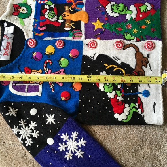 Michael Simon | Sweaters | Rare Vintage Michael Simon Dr Seuss Grinch ...